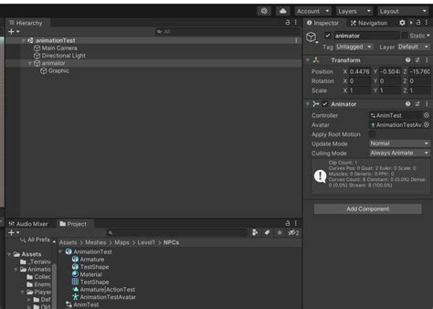Blender Animation Only Working In Unity Preview Unity Engine Unity Discussions