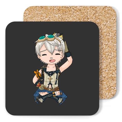 Genshin Impact Bennett Chibi Coasters Sold By Bertromanuyt Sku