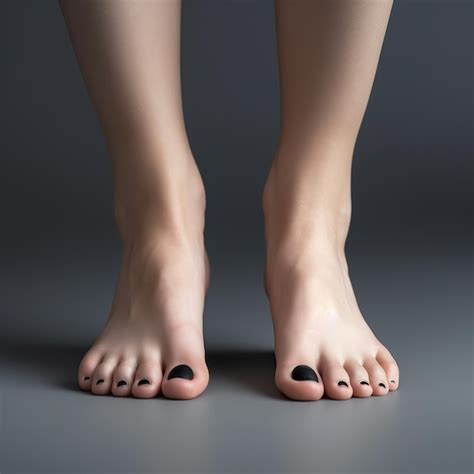 Premium Ai Image Barefoot Girl In Relaxing Day