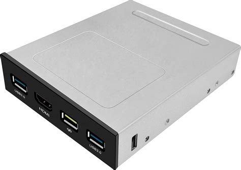 EZDIY FAB USB HUB 3 5 Internal Front Panel HDMI Port For VR Support 4K And 2 XUSB 3 0 Ports