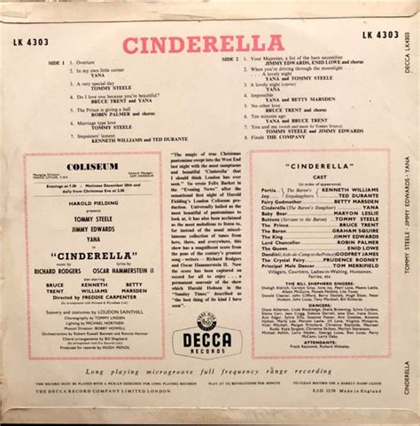 Cinderella Vinyl Lp Lp Record Uk