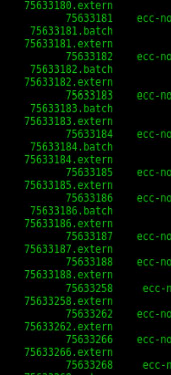 Cluster Remove Slurm Sacct Command Double Entries Extern Super User