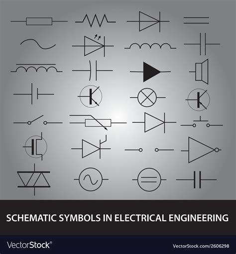 Standard Electrical Schematic Symbols Wiring Diagram