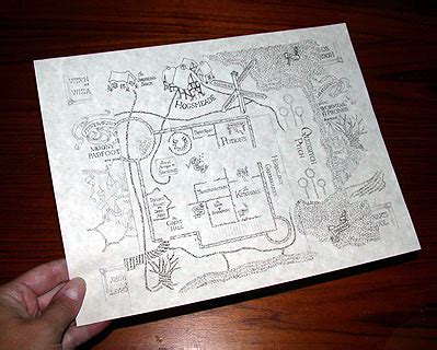 Year Six At Hogwarts The Marauders Map