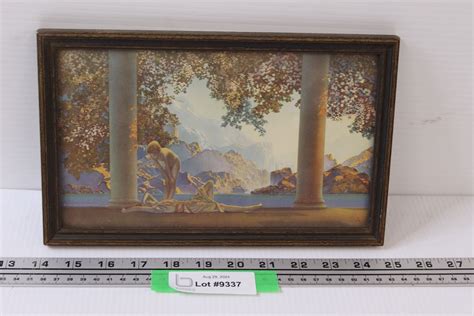 Framed Maxfield Parrish Daybreak Print 10 X 6 Bodnarus