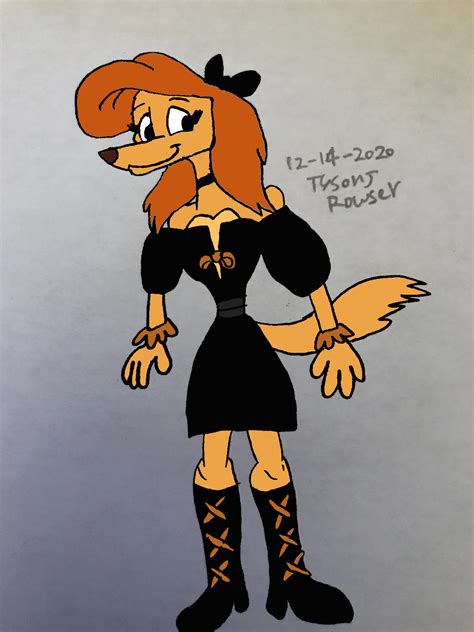 Dixie In Party Outfit Colored By Dialga2018 On Deviantart