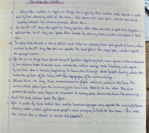 My Mums Old Biology Notes From When She Was At School Never Knew How