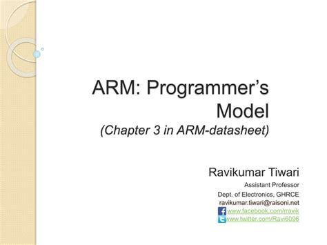 Arm Programmers Model Pptx Operating Systems Computer Software