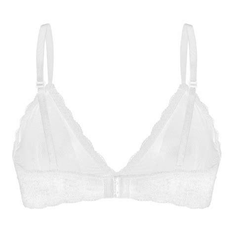 Dip Wirefree Lace Bralette White S Kroger