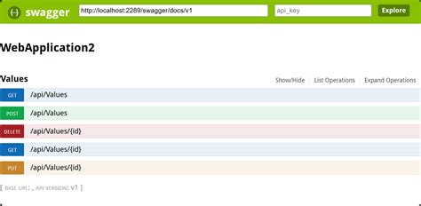 닷넷 2193 C Aspnet Web Application Openapiswashbuckle 스펙 제공