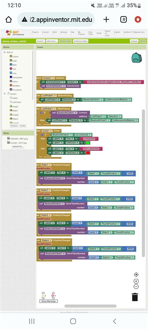 Error 511 Could Not Fit 4077 Into 1 Byte Mit App Inventor Help Mit