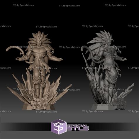 Goku Black Rose Ssj3 Stl Files From Dragonball Specialstl