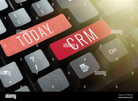 Text Showing Inspiration Crm Internet Concept Manages All Your Company
