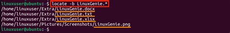 How To Find A File In Linuxubuntu From The Command Line Linux Genie