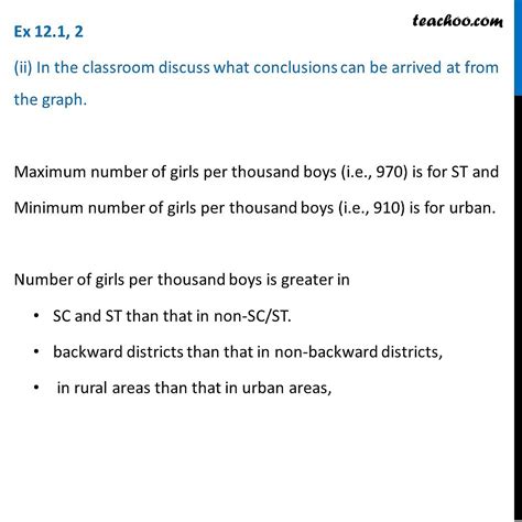 Ex The Following Data On The Number Of Girls Ex