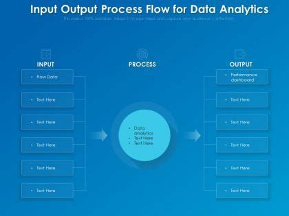Input Output Process Flow SlideTeam