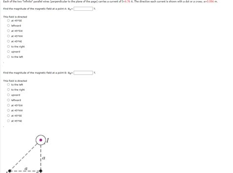 Solved ВІ X Each Of The Two Infinite Parallel Wires