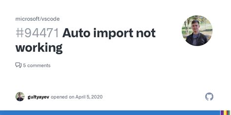 Auto Import Not Working Issue Microsoft Vscode Github
