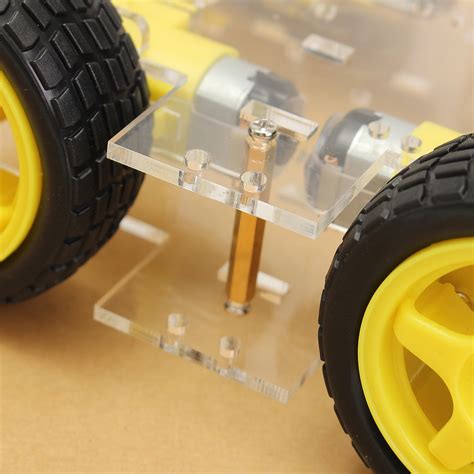 DIY WD Smart Robot Car Chassis Kits With Magneto Speed Encoder For Arduino Alexnld