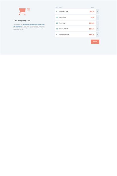 Shopping Cart Bootstrap Template Free Download At Alison Mclemore Blog