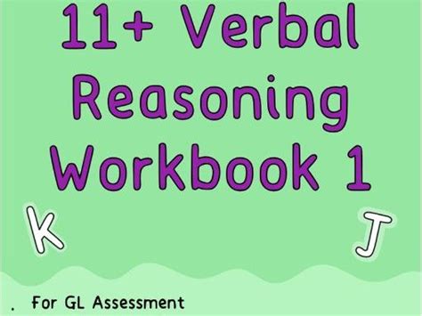 11 Verbal Reasoning Workbook Teaching Resources