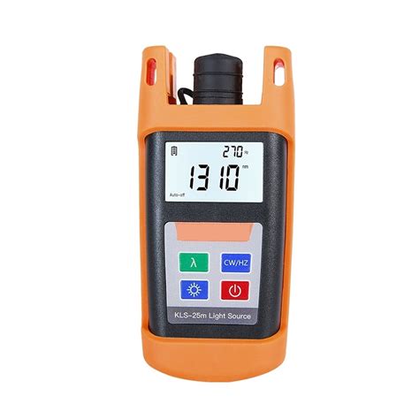 KLS 25M Optical Light Source Fiber Optic Source 1310 1550nm Optical Power Meter Fiber Optic