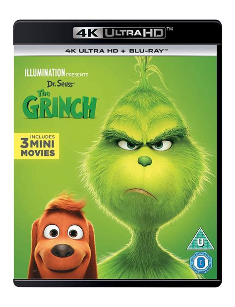 The Grinch 4k Ultra Hd Ultrahd Blu Ray [2018] [region Free] Amazon