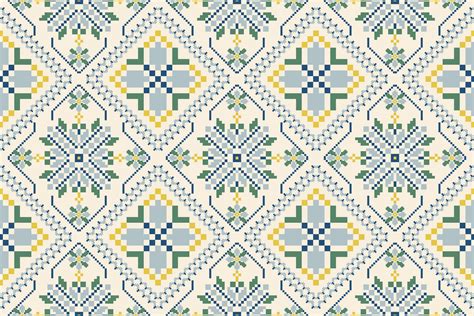 Pixel Art Seamless Pattern Graphic By Anchalee Thaweeboon · Creative Fabrica