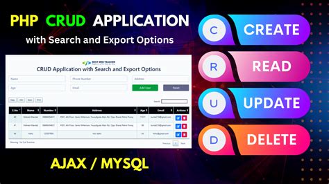 How To Build A Crud App Using Php Mysql Tuturials