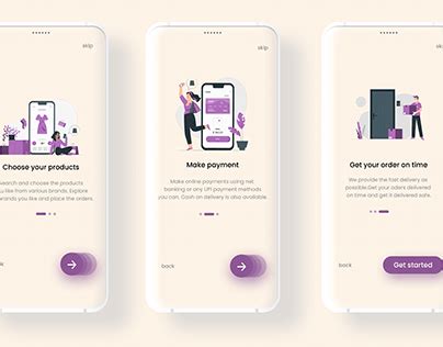 Onboarding Ui Design Projects Photos Videos Logos Illustrations And Branding Behance