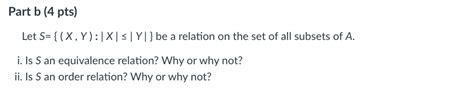 solved let s { x y ∣x∣≤∣y∣} be a relation on the set of all