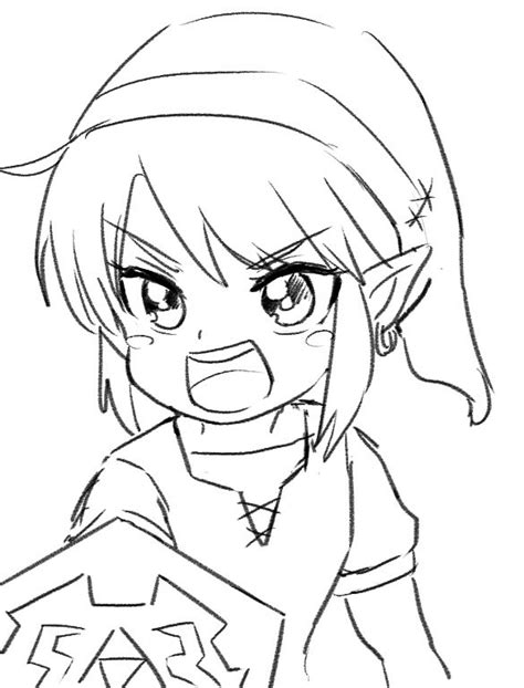 Link The Legend Of Zelda Drawn By Waffuum Danbooru