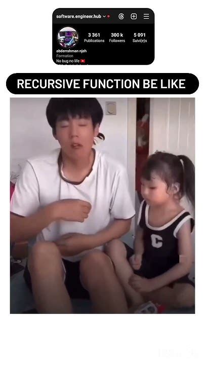 What Is Recursion Recursive Function Be Like Youtube