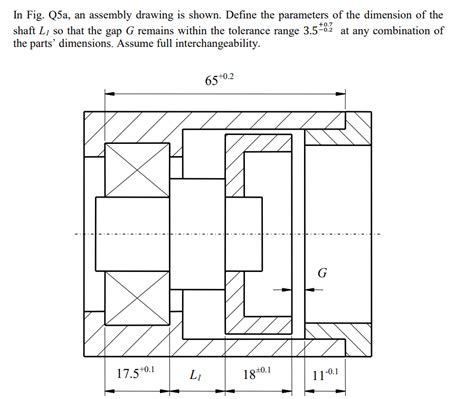 Solved In ﻿fig Q5a An ﻿assembly Drawing Is ﻿shown Define