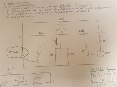 Solved Problem Points For The Circuit Shown Below A Chegg