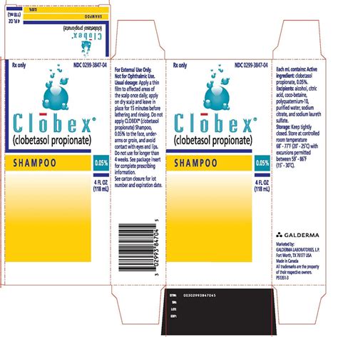 Product Images Clobex Photos Packaging Labels And Appearance