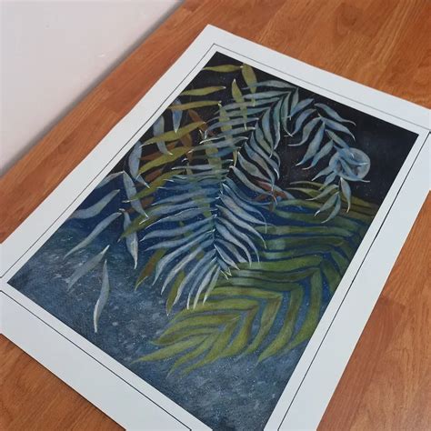 کمدا قیمت و خرید نقاشی ماه رنگ ابی