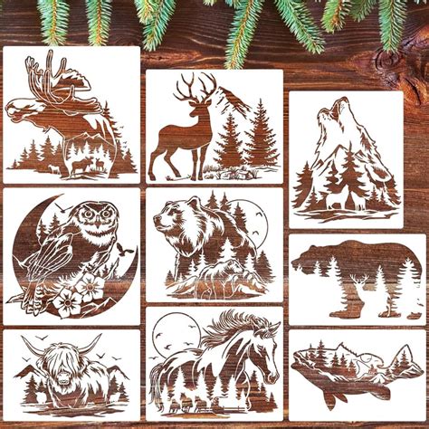 Wood Engraving Stencils