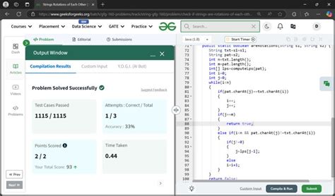 gfg160 dsa java gfg160 geekstreak2025 problemsolving dasari sharath kumar