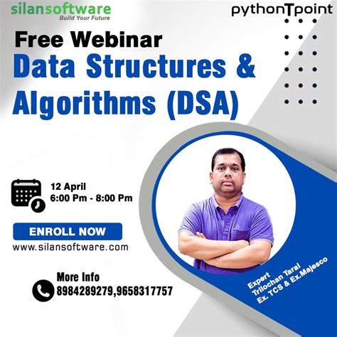 Free Webinar On Data Structures And Algorithms Silan Software Pvt Ltd
