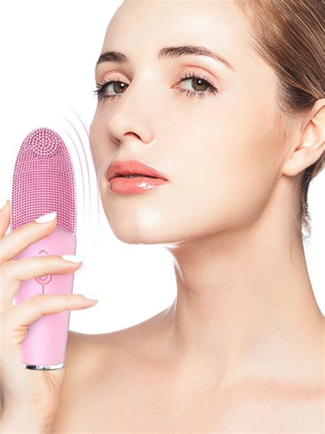 Badu Bg Силиконова машина за измиване на лице Ултразвукова вибрация Водоустойчива четка за