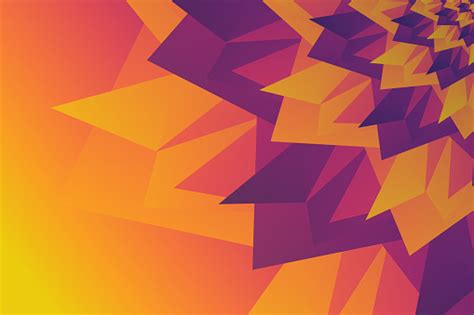 줄무늬가있는 진한 파란색과 노란색 주황색 패턴이있는 꽃 반의 형태로 아름다운 현대 추상 일러스트레이션 표지 전단지 또는 배너에 대한 템플릿 고품질 일러스트레이션 배경 주제에