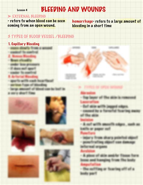 Solution Bleeding And Wounds Studypool