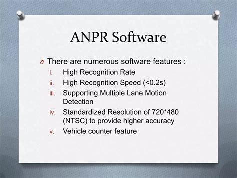 automatic number plate recognition anpr pptx cameras and camcorders consumer electronics