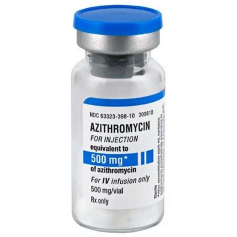 500mg Vial Azithromycin Injection Packaging Type Glass Bottle At ₹ 110 Piece In New Delhi