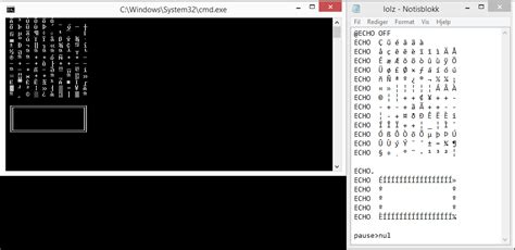 Alt Codes In Batch A File Stack Overflow