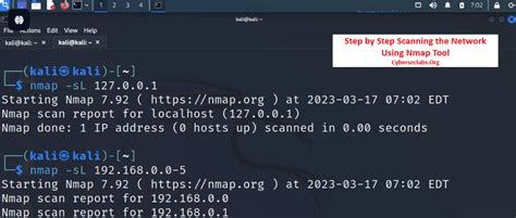 Step By Step Scanning The Network Using Nmap Tool