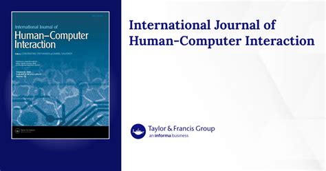 International Journal Of Human Computer Interaction Vol 39 No 16