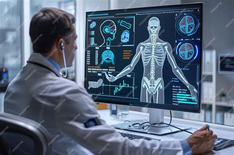 Premium Photo A Healthcare Ai System Improving Patient Outcomes Generative Ai