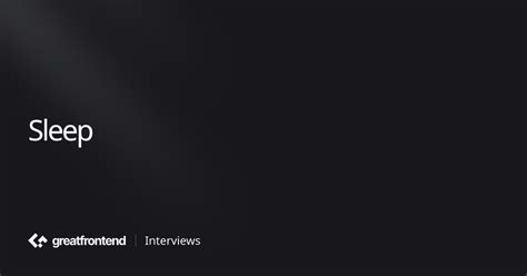 sleep javascript interview questions with solutions